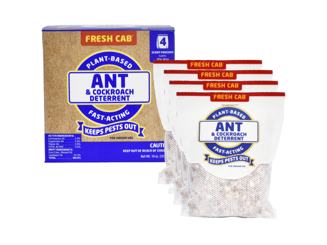 Fresh Cab® Ants & Cockroaches Deterrent Pouches | EarthKind